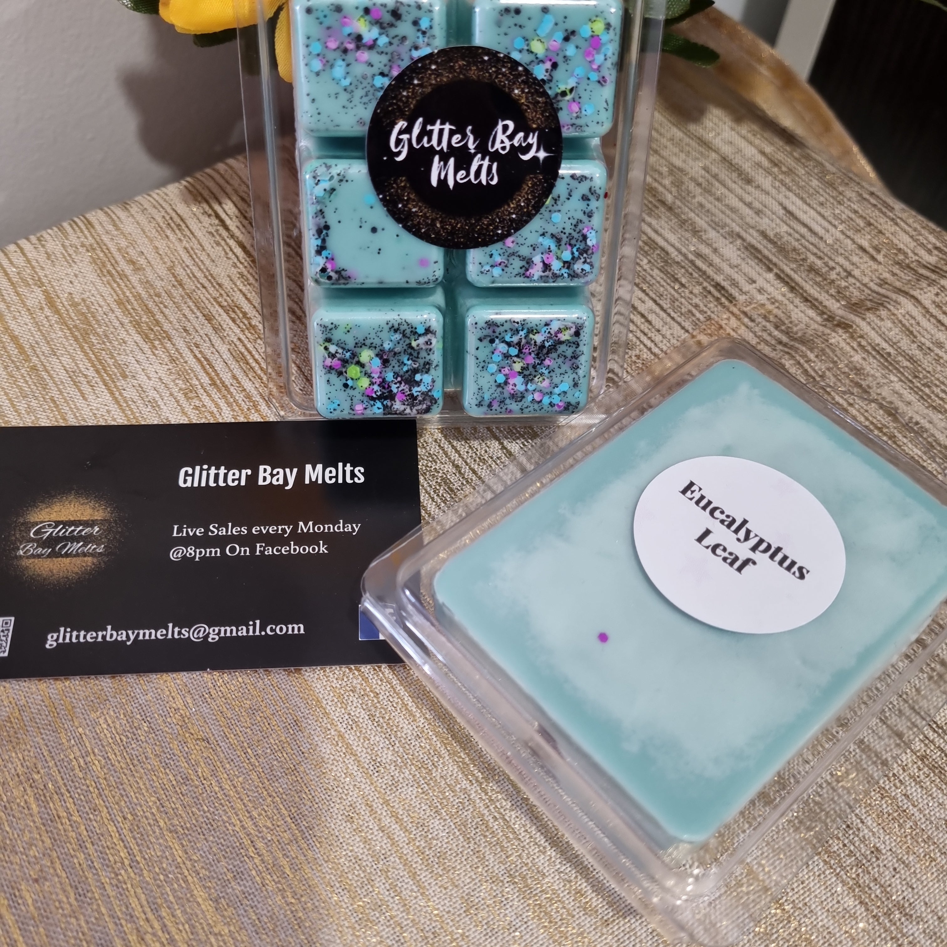 Eucalyptus Wax Melt. – Glitter Bay Melts
